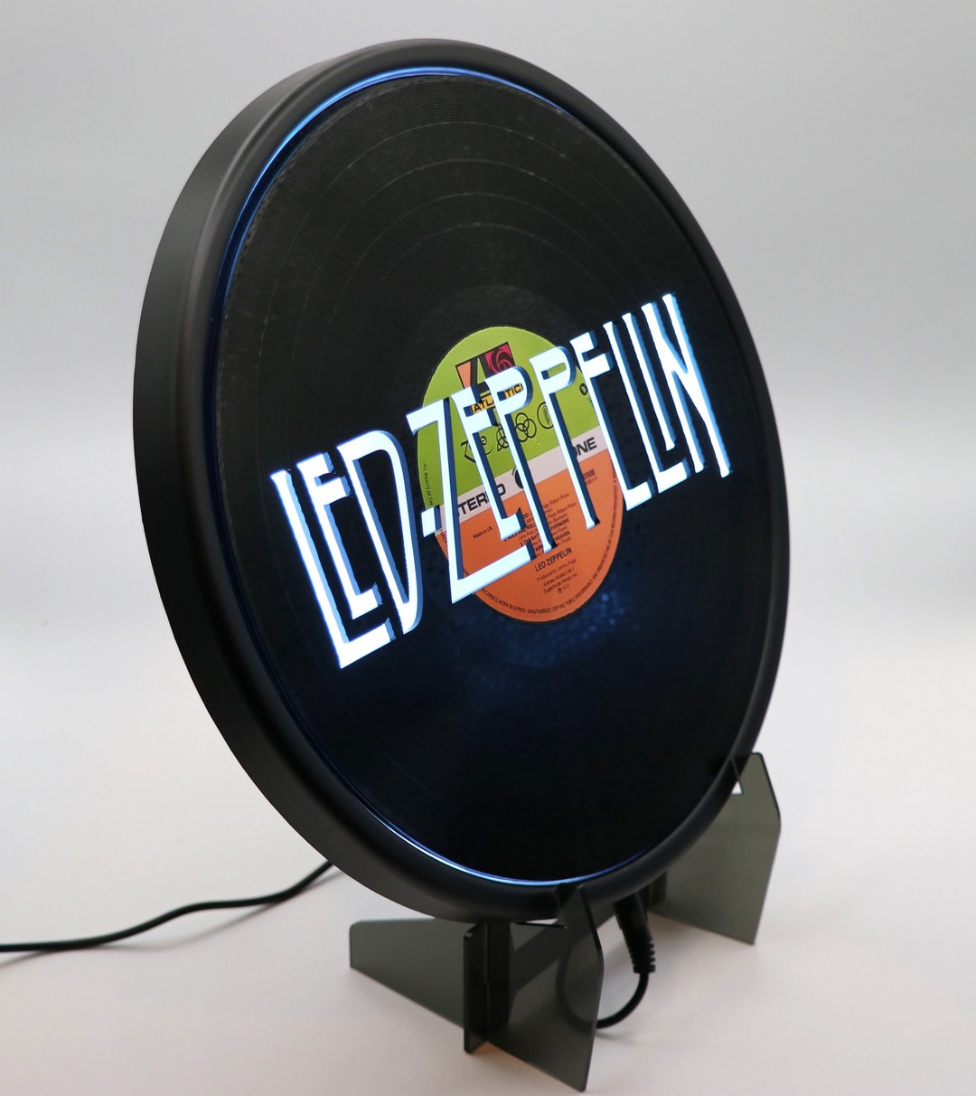 Led Zeppelin - LP Vinyl LED Art - the Rock Series - Etsy