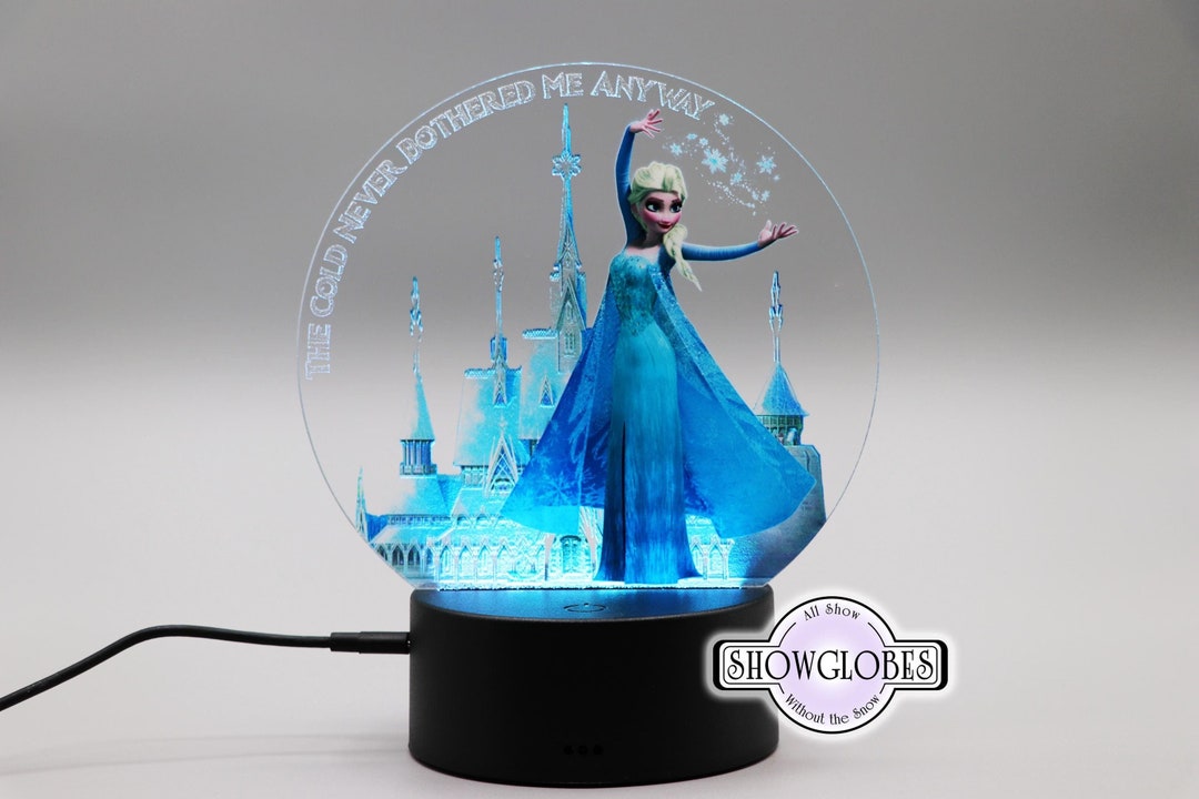Disney's Elsa Princess LED Showglobe Display - Etsy