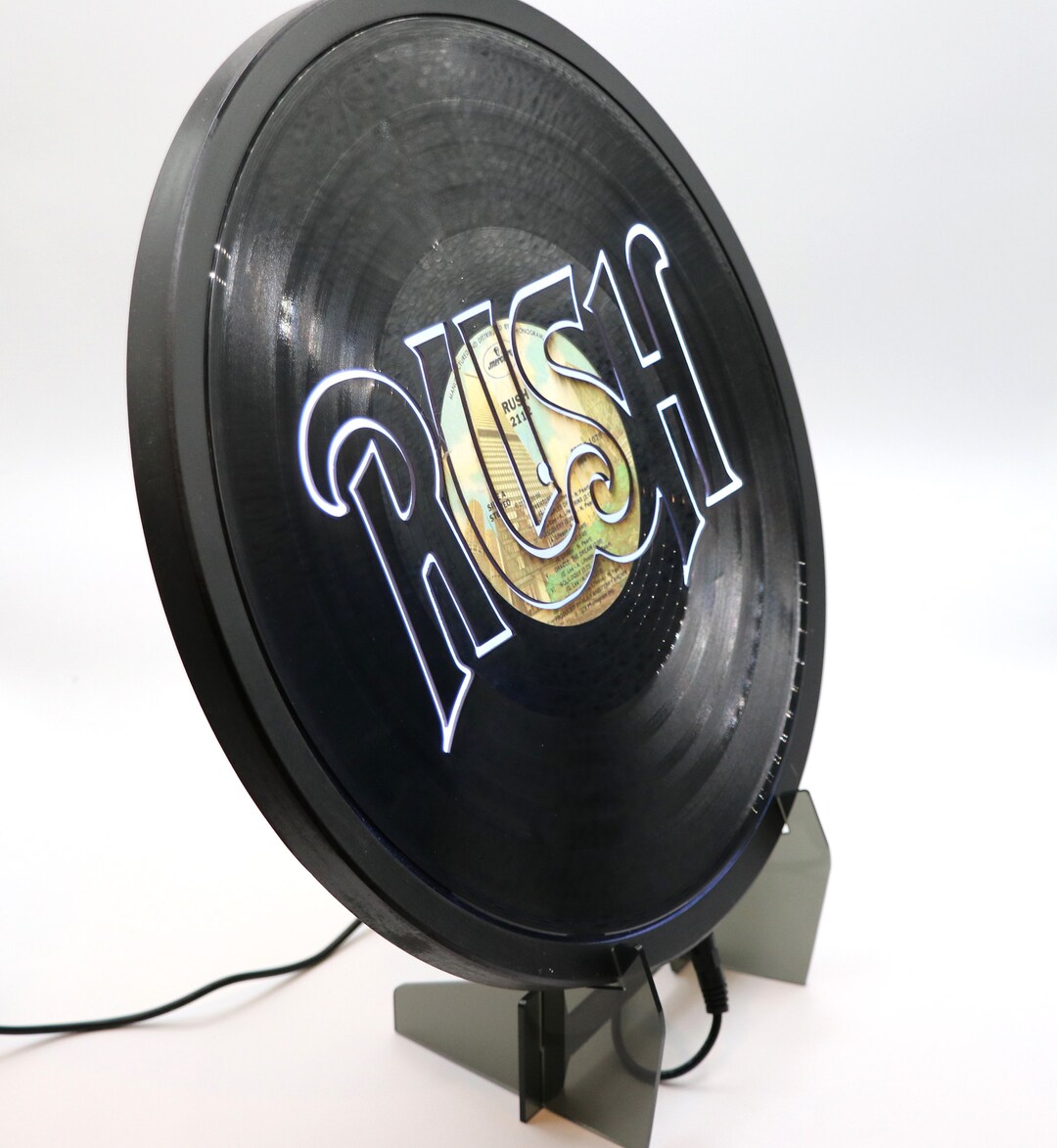Rush - LP Vinyl LED Art - the Rock Series - Etsy