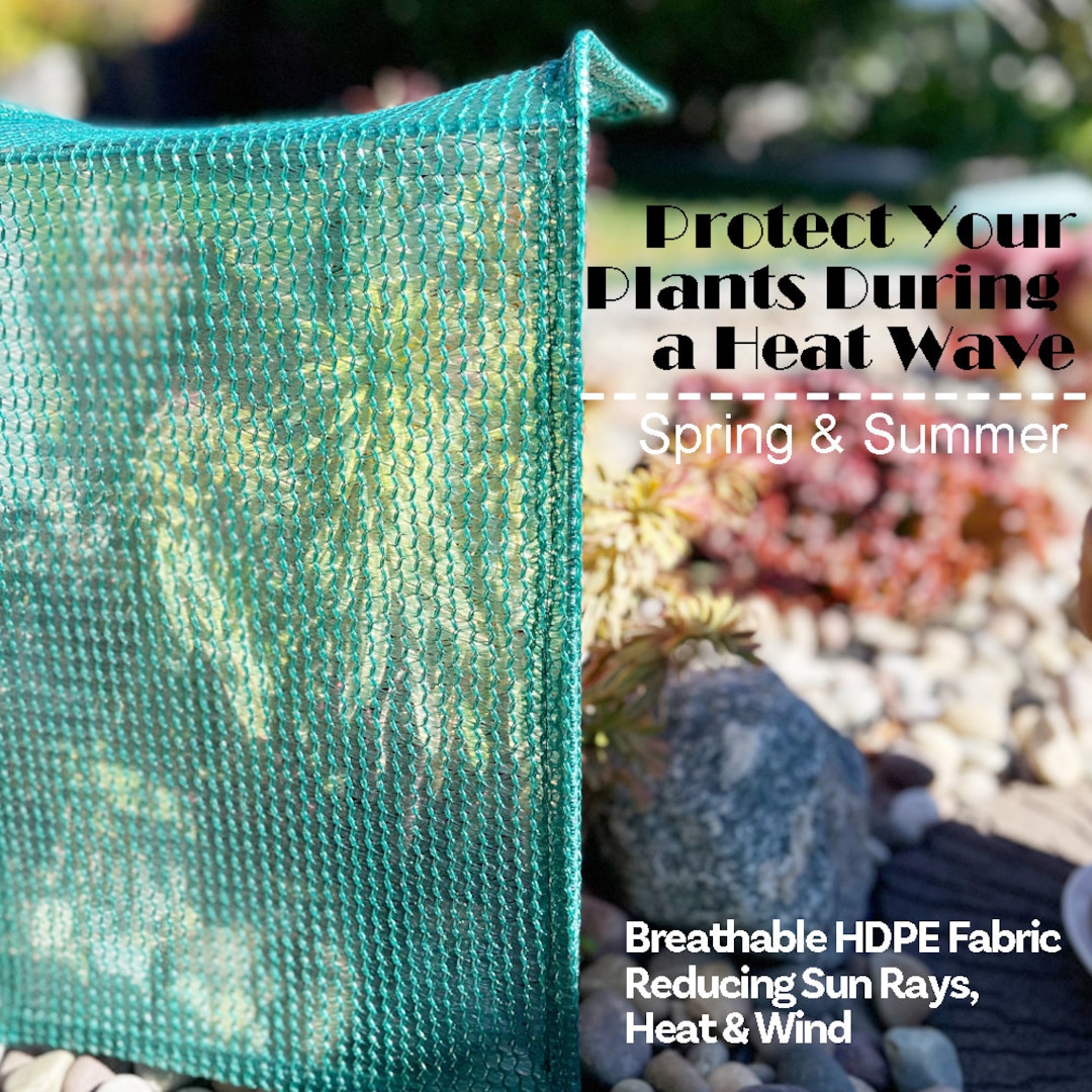 Custom Plant Sun Shade: Portable Garden Net, Raised Bed Protection - Etsy
