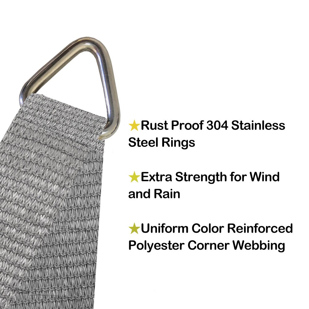 Custom Sized Triangle Curved Edge Sun Shade Sail 185GSM - Etsy