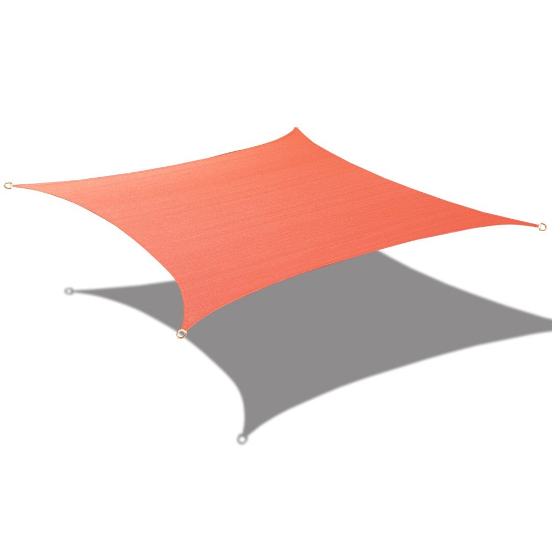 Custom Size Rectangle Curved Edge Sun Shade Sail - 185GSM Permeable ...