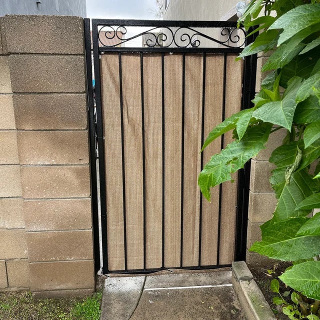 Custom Sized Elegant Gate Privacy Screen Gate Cover Backyard Deck ... Custom Sized Elegant Gate Privacy Screen Gate Cover Backyard Deck ...