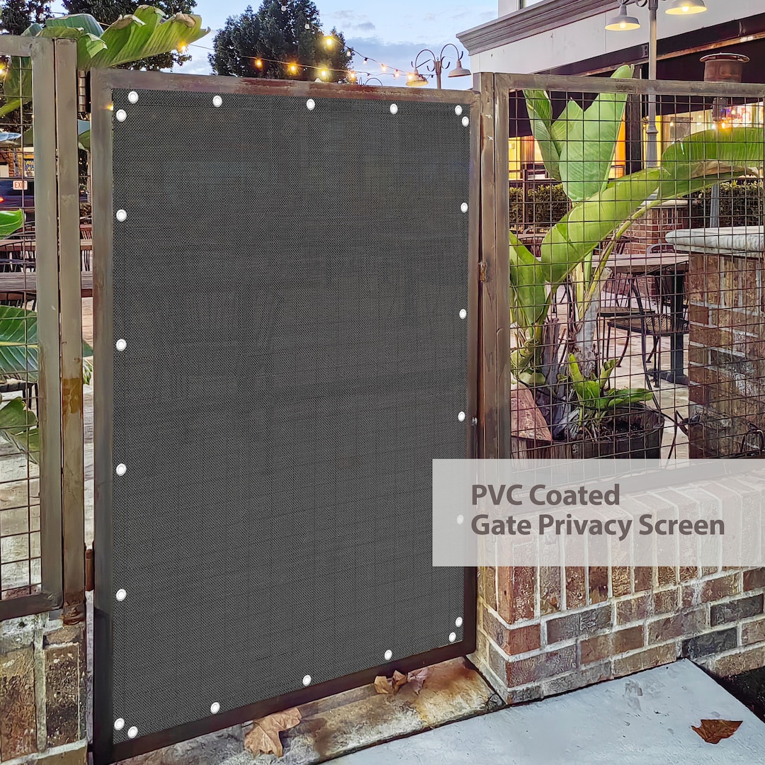 Custom Gate Privacy Screen: 95% UV Resistant, Heavy Duty - Etsy