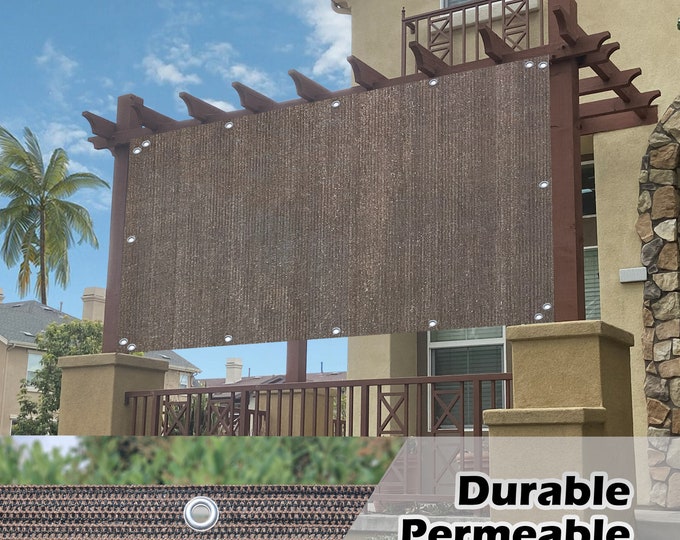 Custom Sized Permeable Canopy Sun Shade Cover Replacement With Rod ...