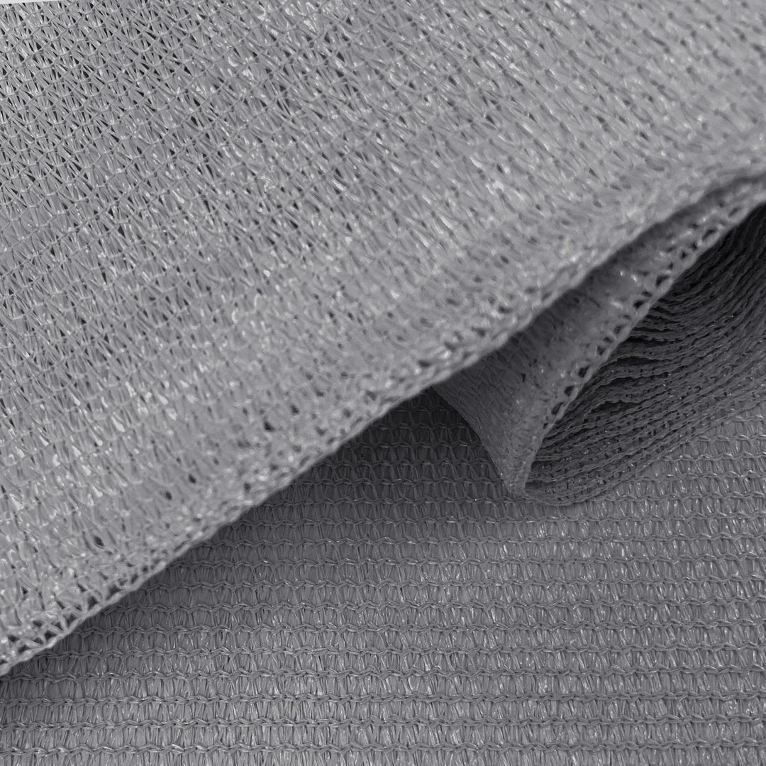 Custom Sized Sun Shade Privacy Panel for Patio - Grey W/grommets on 3 ...