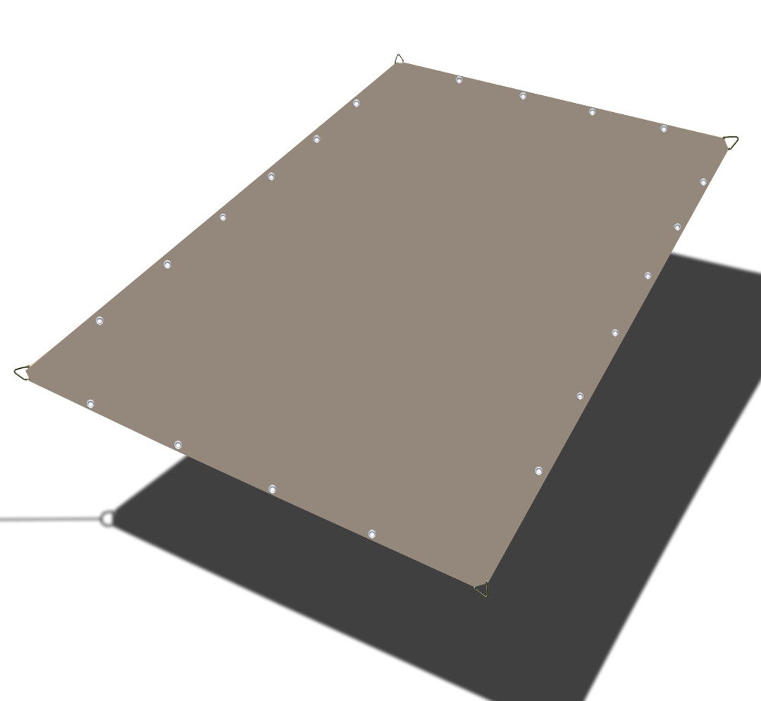 Custom Waterproof Sun Shade Sail: Heavy Duty Woven Fabric, Muddy Water ...