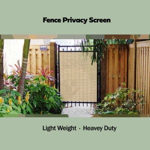 Custom Sized Arched Gate Privacy Screen Panel-shade & Privacy W/ One ...