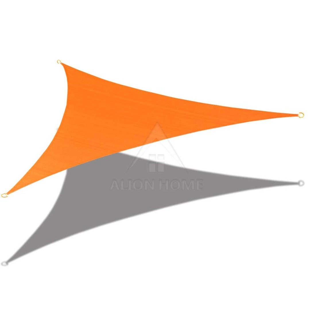 Custom Sized Triangle Waterproof Woven Sun Shade Sail UV Block Canopy ...