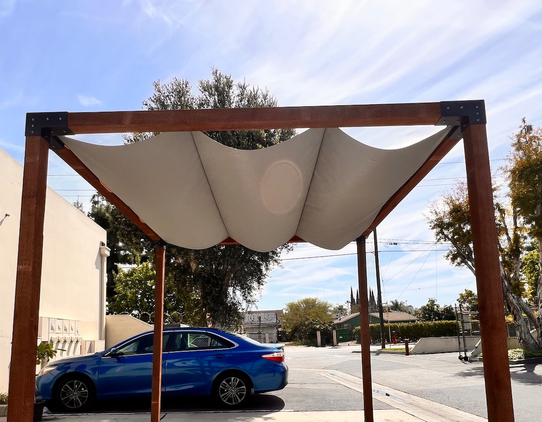 Custom Wave Shade Cover for Pergola: UV Resistant, Mildew Proof - Etsy