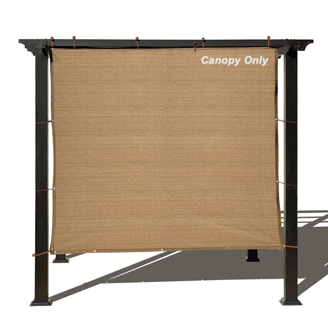 Custom Walnut Sun Shade Privacy Panel: Patio Awning Window Cover - Etsy