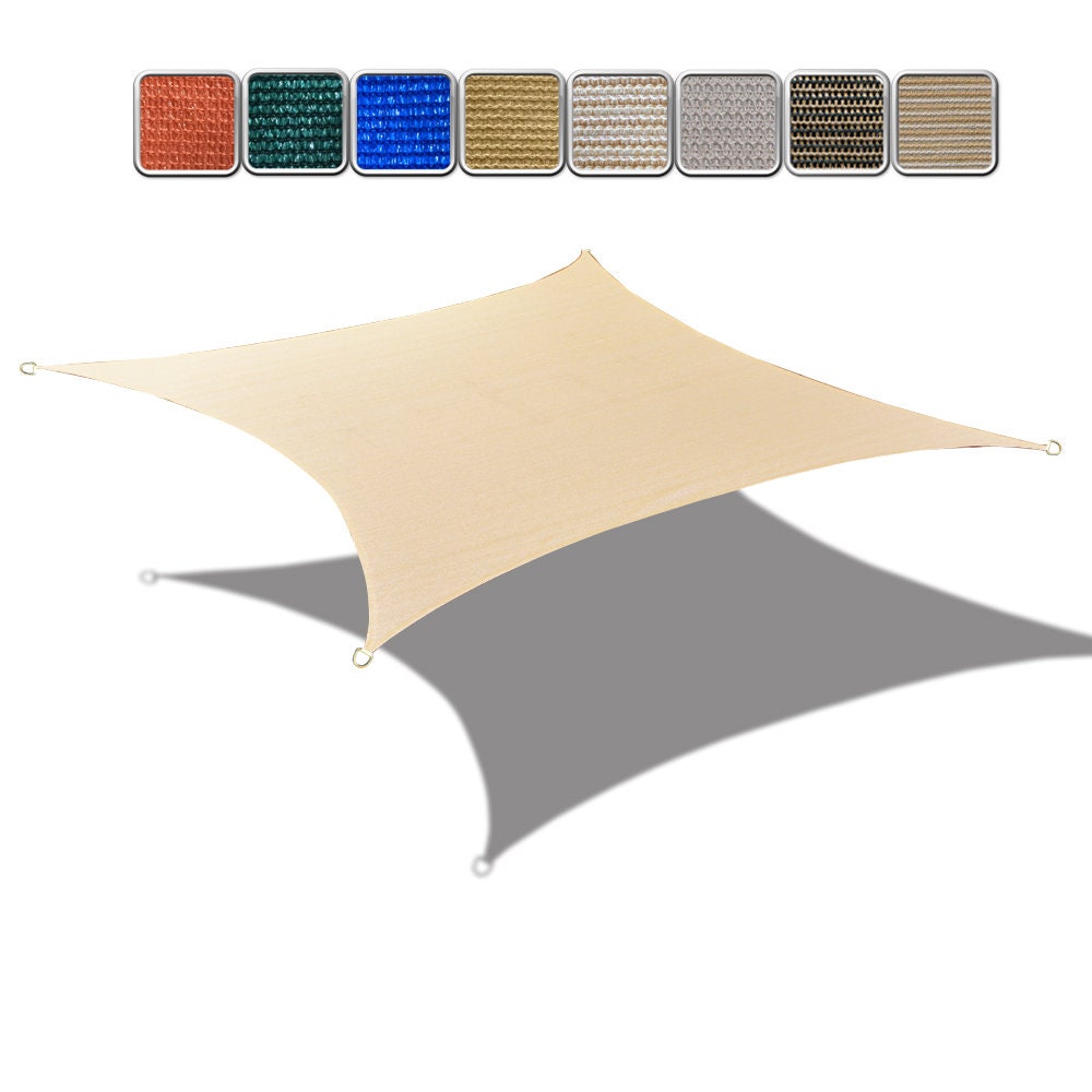 Custom Size Rectangle Curved Edge Sun Shade Sai 185GSM - Etsy