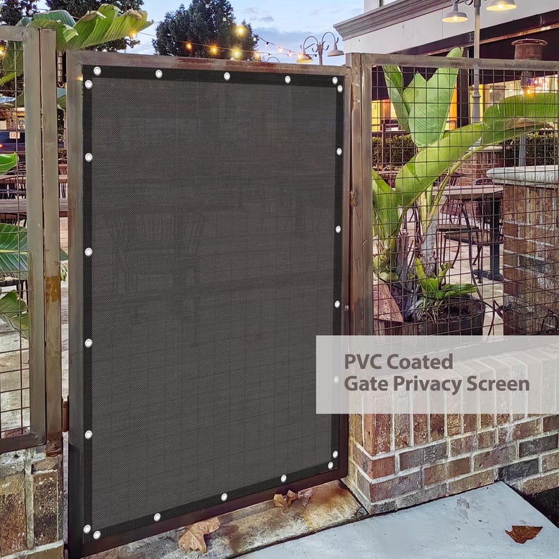 Custom Pvc-coated Gate Privacy Screen: 95% UV Resistant, Heavy Duty - Etsy
