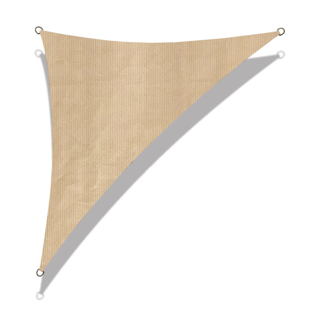 Custom Sized Right Triangle 185GSM UV Block Sun Shade Sail Permeable ...