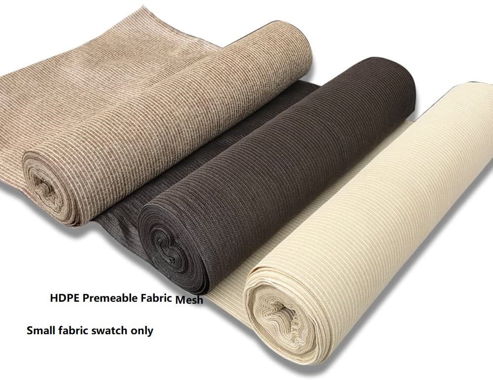 Shade Fabric Samples Swatches HDPE or Waterproof Polyester or Fine Mesh ...