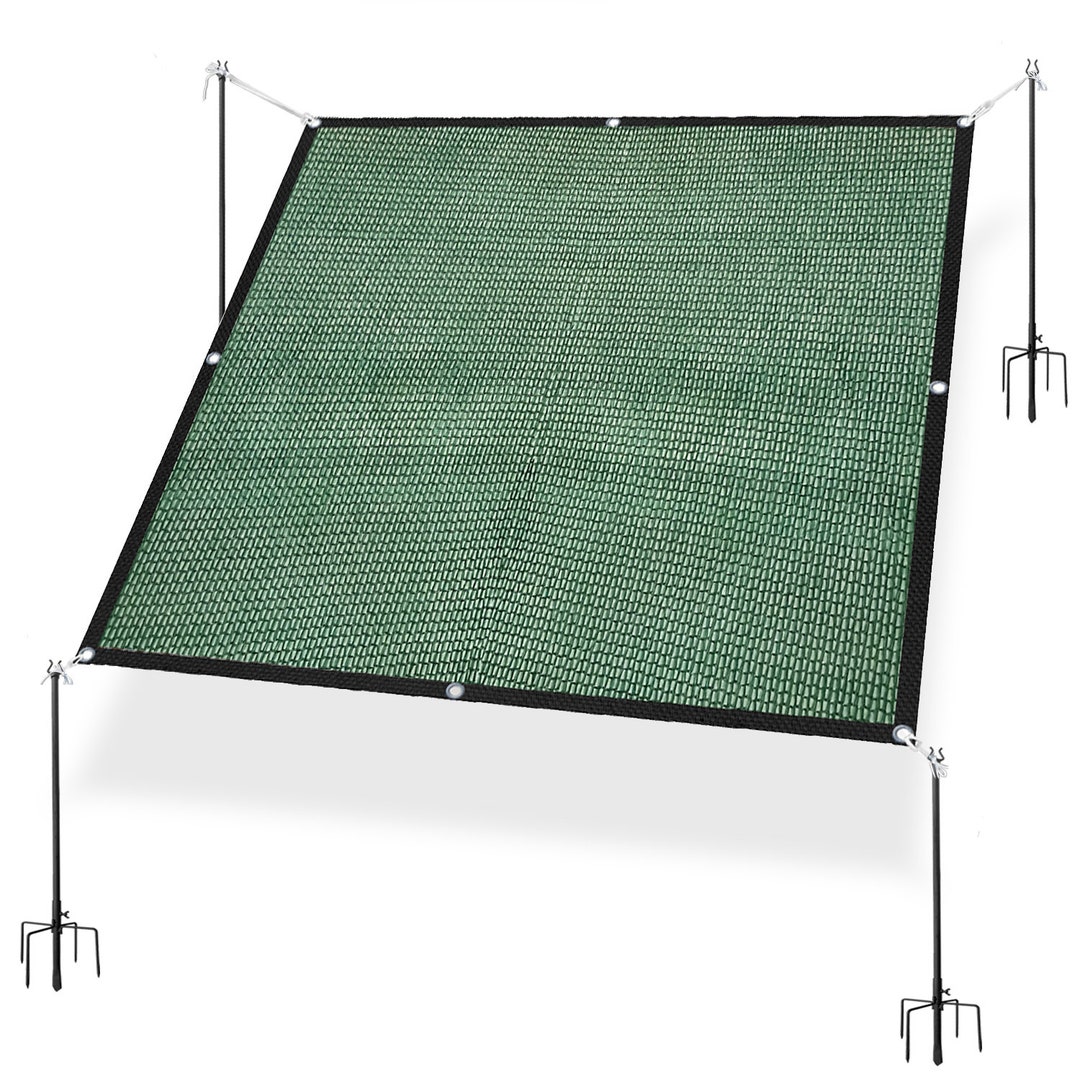 Custom Sized 75% Sun Block Garden Netting Mesh UV Block Plant Shade ...