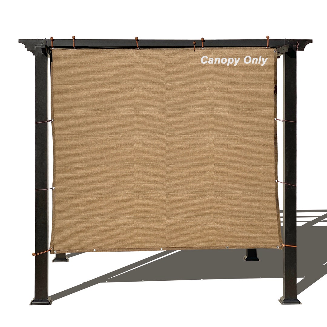 Custom Walnut Sun Shade Privacy Panel: Patio Pergola Window Cover - Etsy