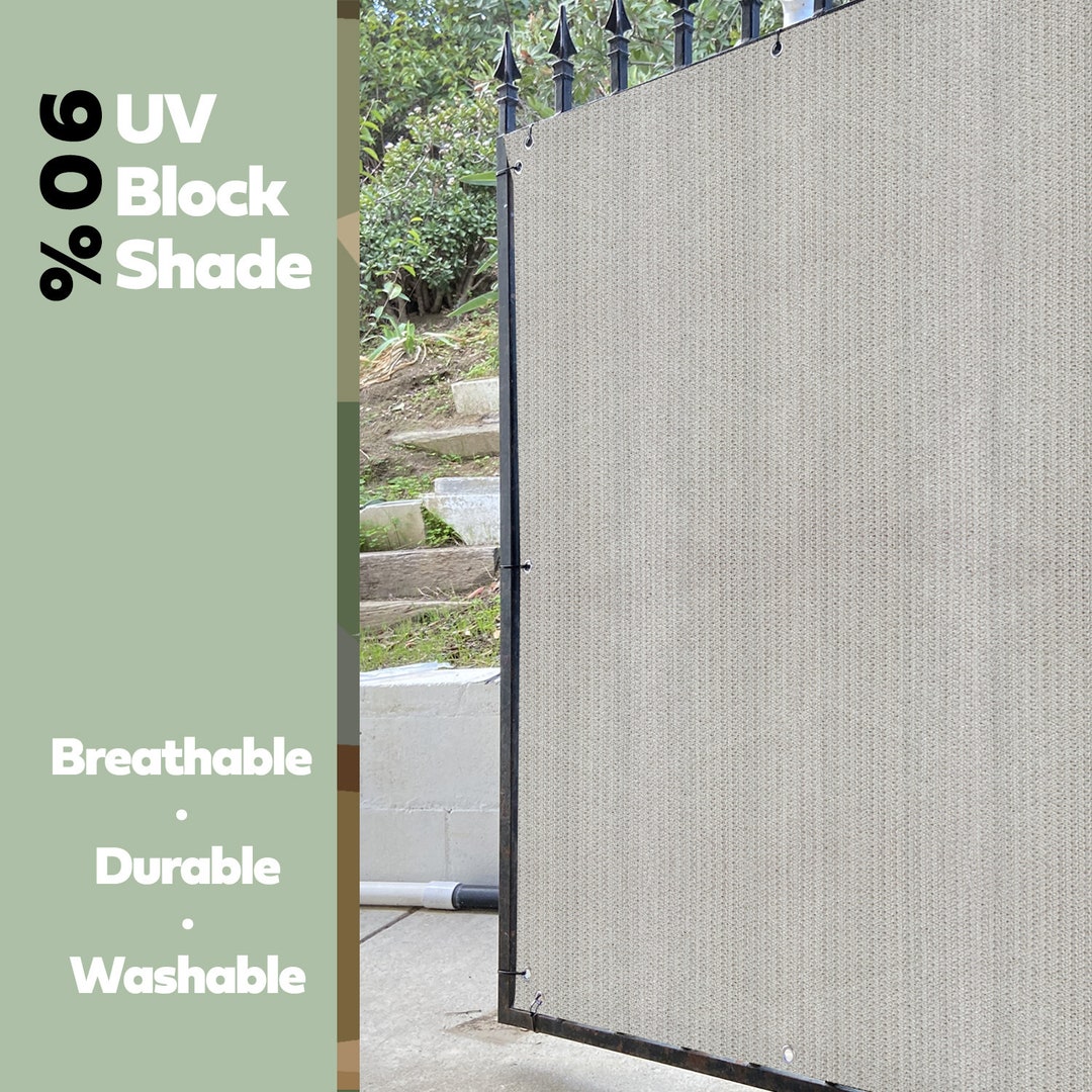 Custom Sized Gate Privacy Screen Panel-shade & Privacy Barrier for Gate ...