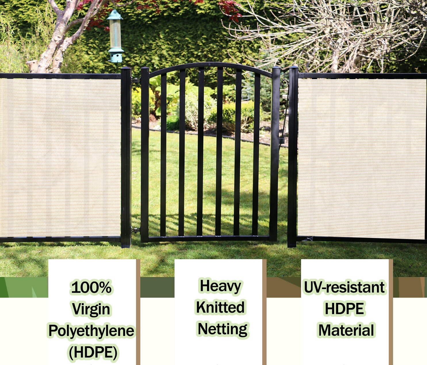 Custom Sized Gate Privacy Screen Panel-shade & Privacy Barrier - Etsy