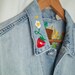 Custom Embroidered Jean Jacket - Etsy