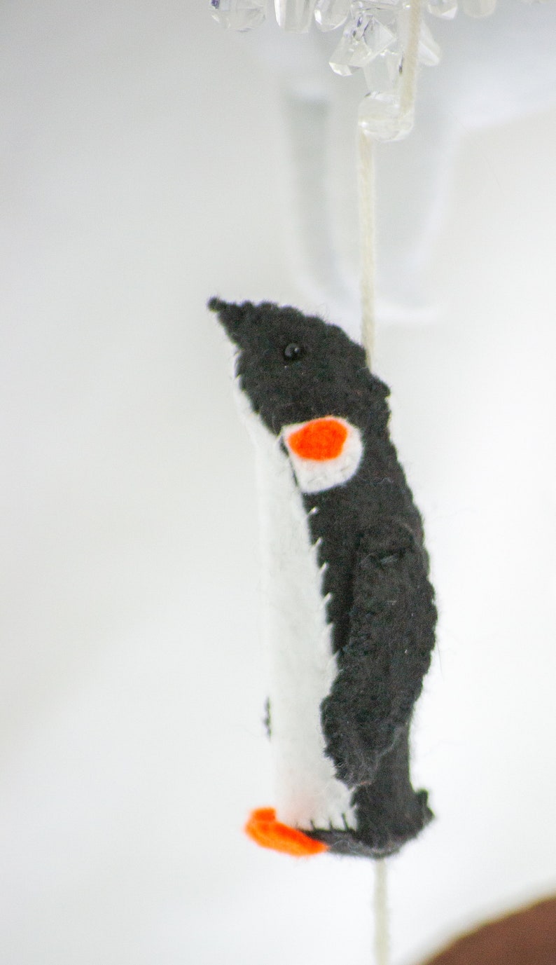 Arctic Baby Mobile-baby Mobile - Penguin Baby Mobile - Etsy