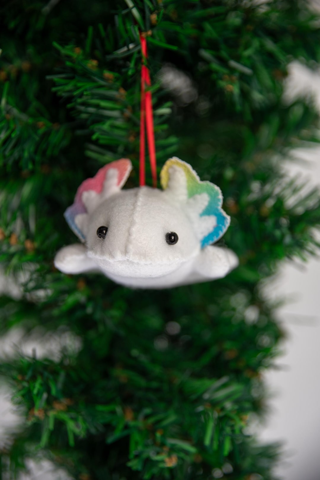 Axolotl Christmas Ornament, Axolotl Plushie - Etsy