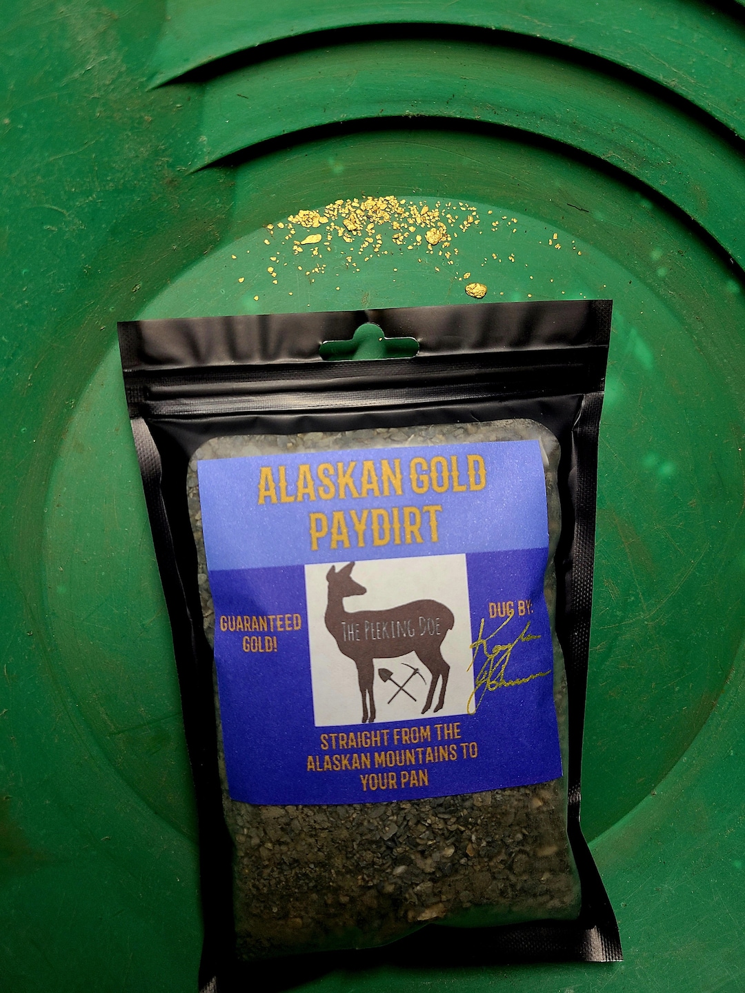 Alaskan GOLD PAYDIRT! Guaranteed Gold! Real Alaskan Gold Mined by Kayla ...