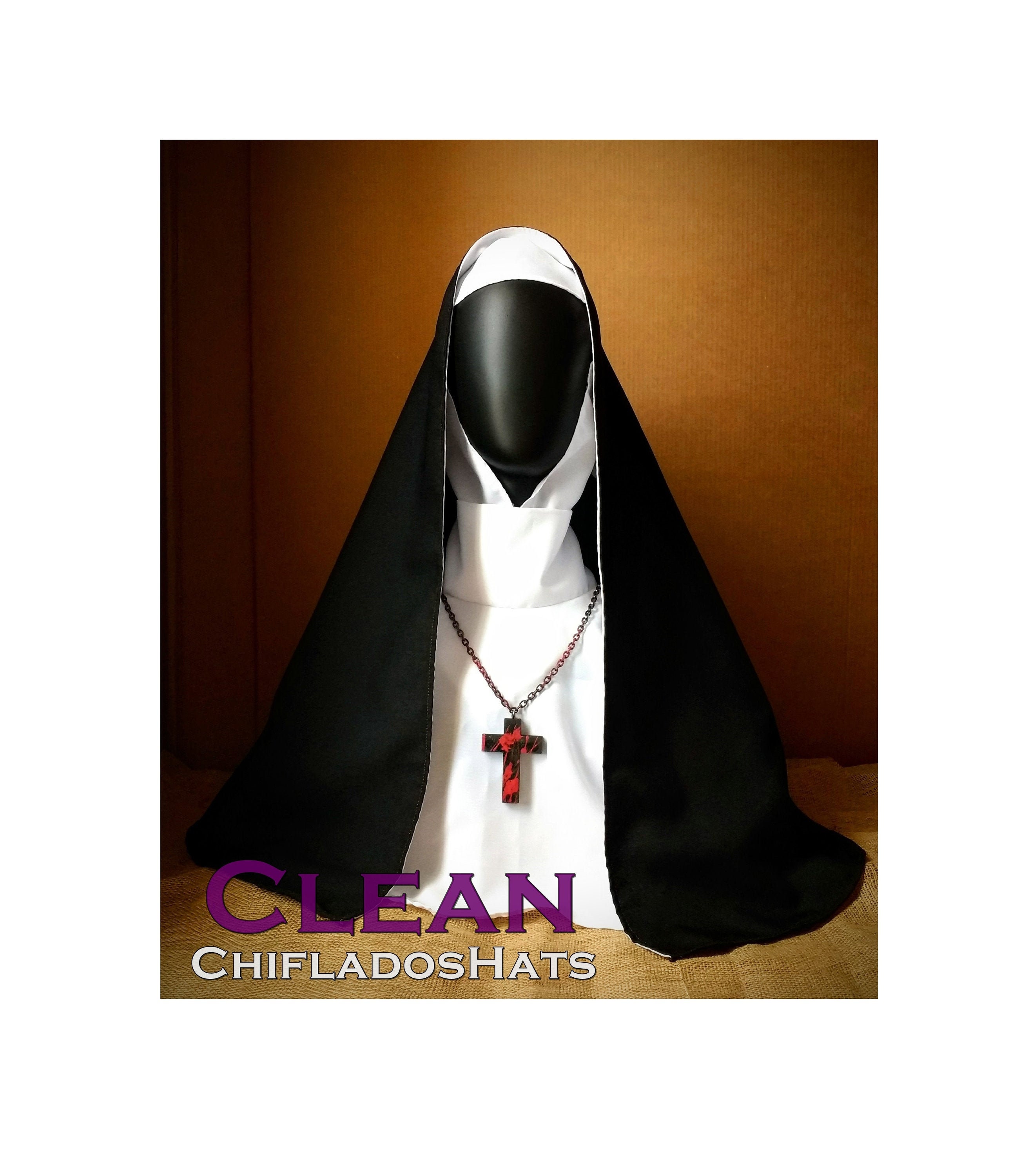 Nun's Costume Cosplay Horror Movie Valak Nun Costume Valak - Etsy UK