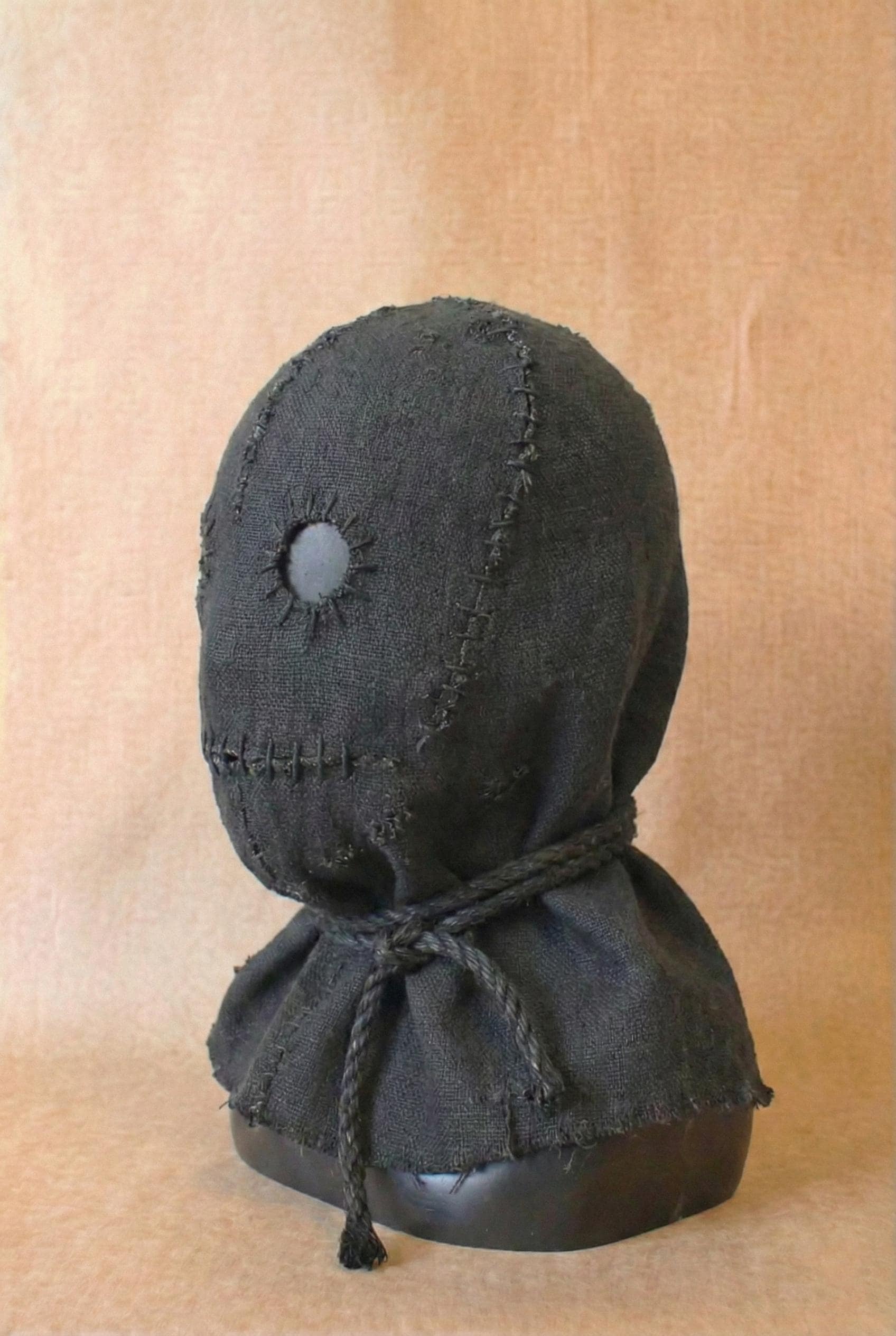 Fuel Sack Mask Gritty Texture Horror Hood Distressed Burlap - Etsy