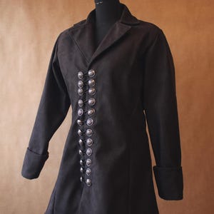 Handmade Nosferatu Costume, Dark Vampire Coat With Metal Buttons - Etsy