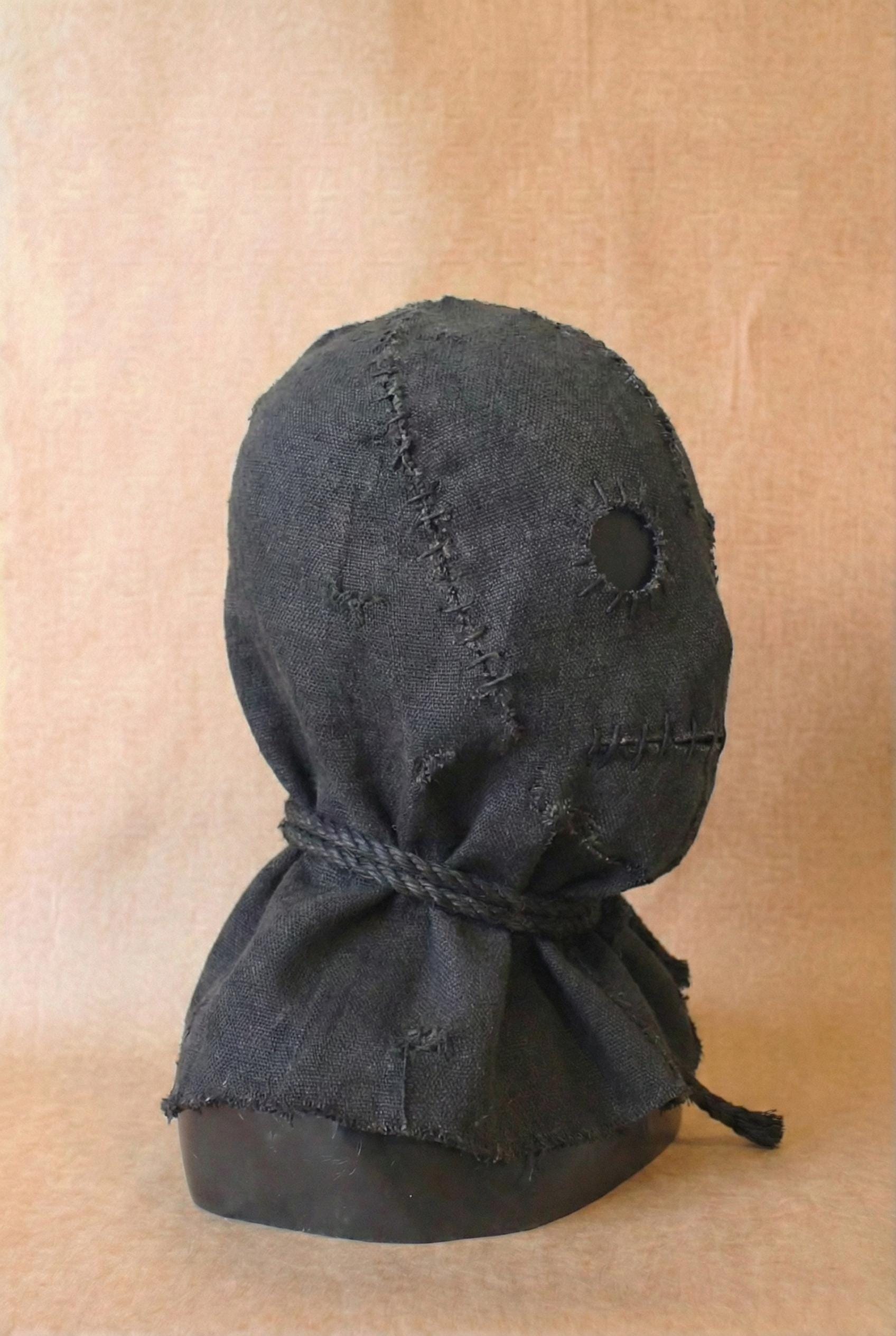 Fuel Sack Mask Gritty Texture Horror Hood Distressed Burlap - Etsy