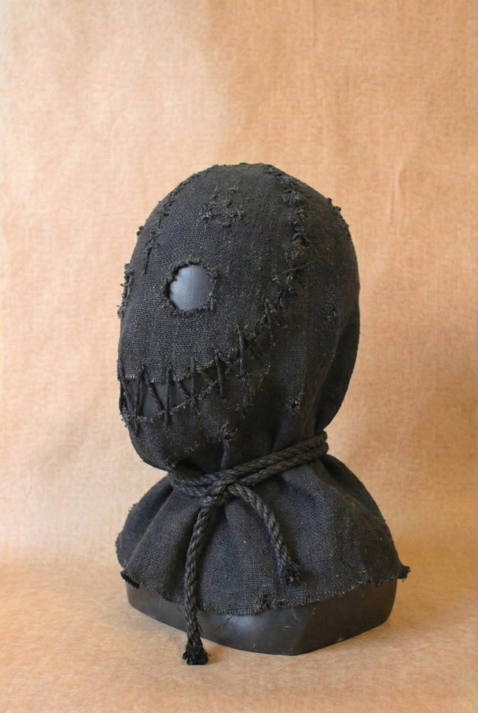 Nightmare Fuel Sack Mask Gritty Texture Horror Hood Distressed Burlap ...