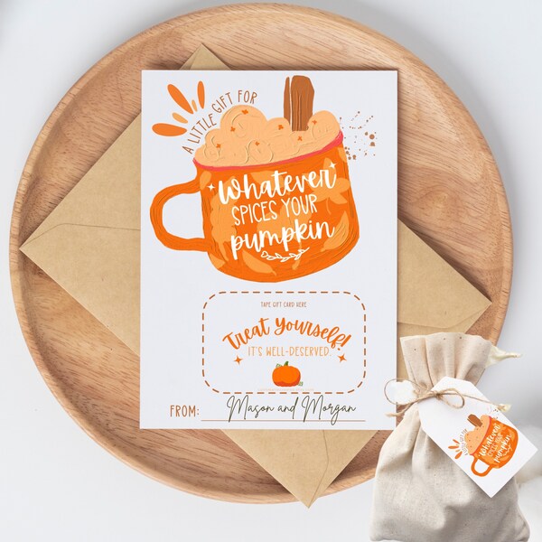 Pumpkin Spice Thank You - Etsy