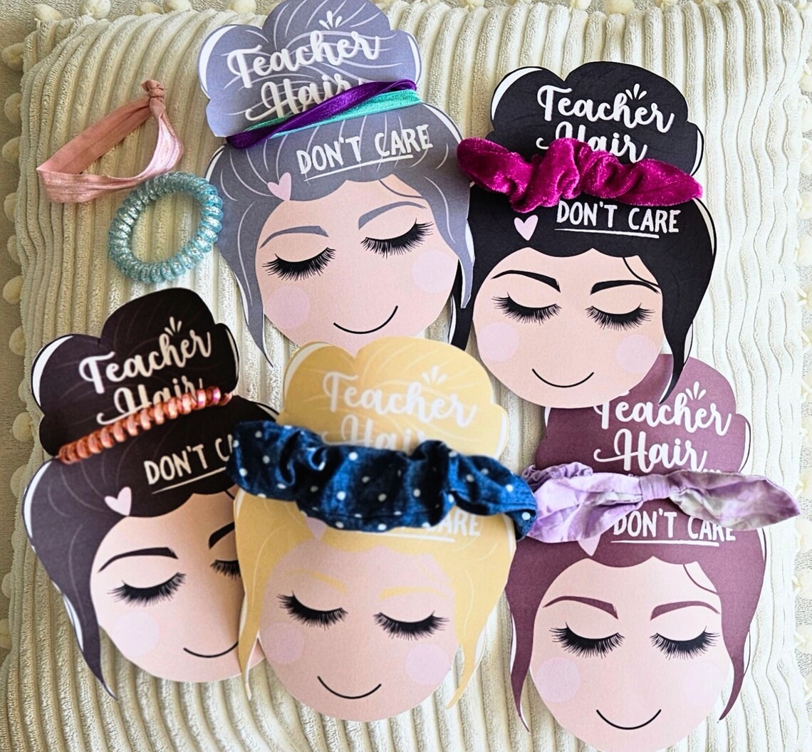 Scrunchie Holder for Teacher, Teacher Appreciation Gift, Hair Tie ...