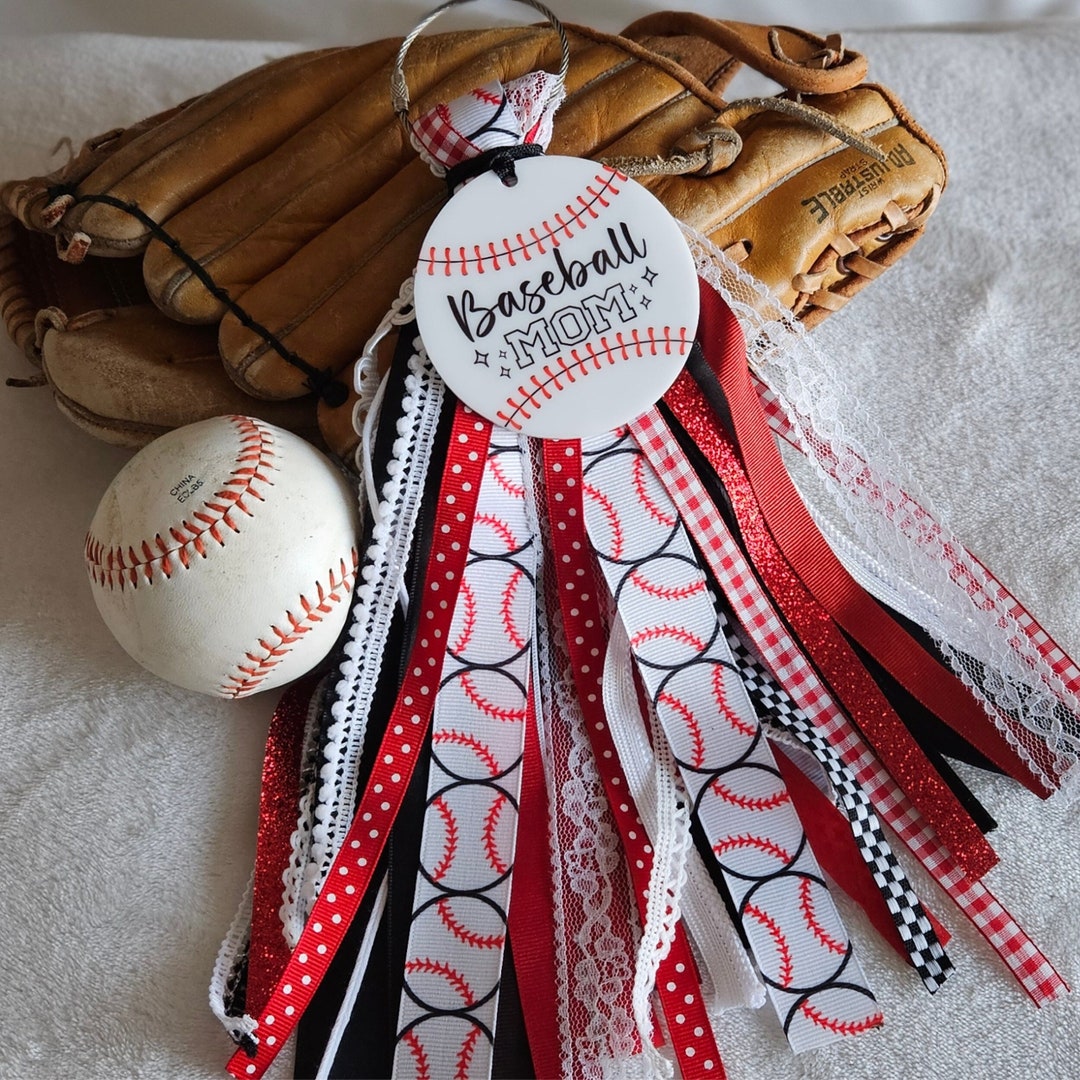 Baseball Bag Tag, Gift for Coach, Softball Mama Bling, Game Day Tote ...