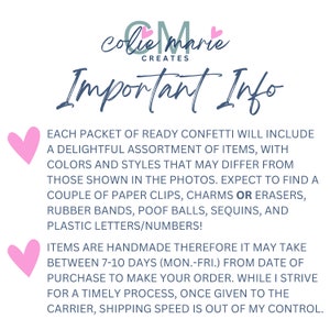 Night Before School Confetti, Personalized Ready Confetti, Jitter ...