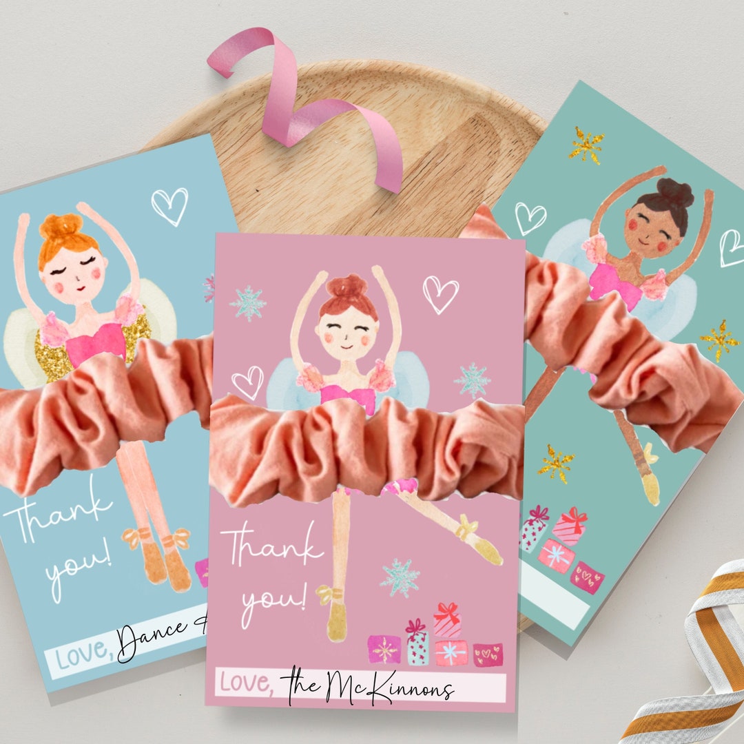 Sugar Plum Fairy Scrunchie Holder, Ballerina Birthday Party Favors ...