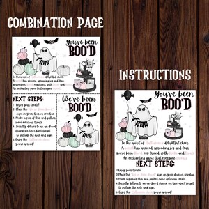 You've Been Booed Game, Fun Neighbor Gift, Pastel Halloween Printable ...