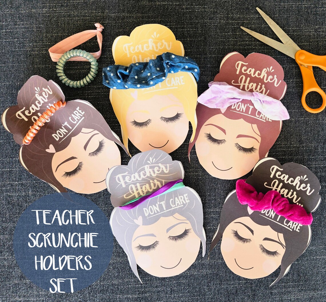 Scrunchie Holder for Teacher, Teacher Appreciation Gift, Hair Tie ...