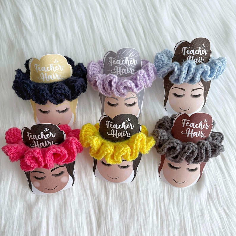Scrunchie Holder for Teacher, Teacher Appreciation Gift, Hair Tie ...