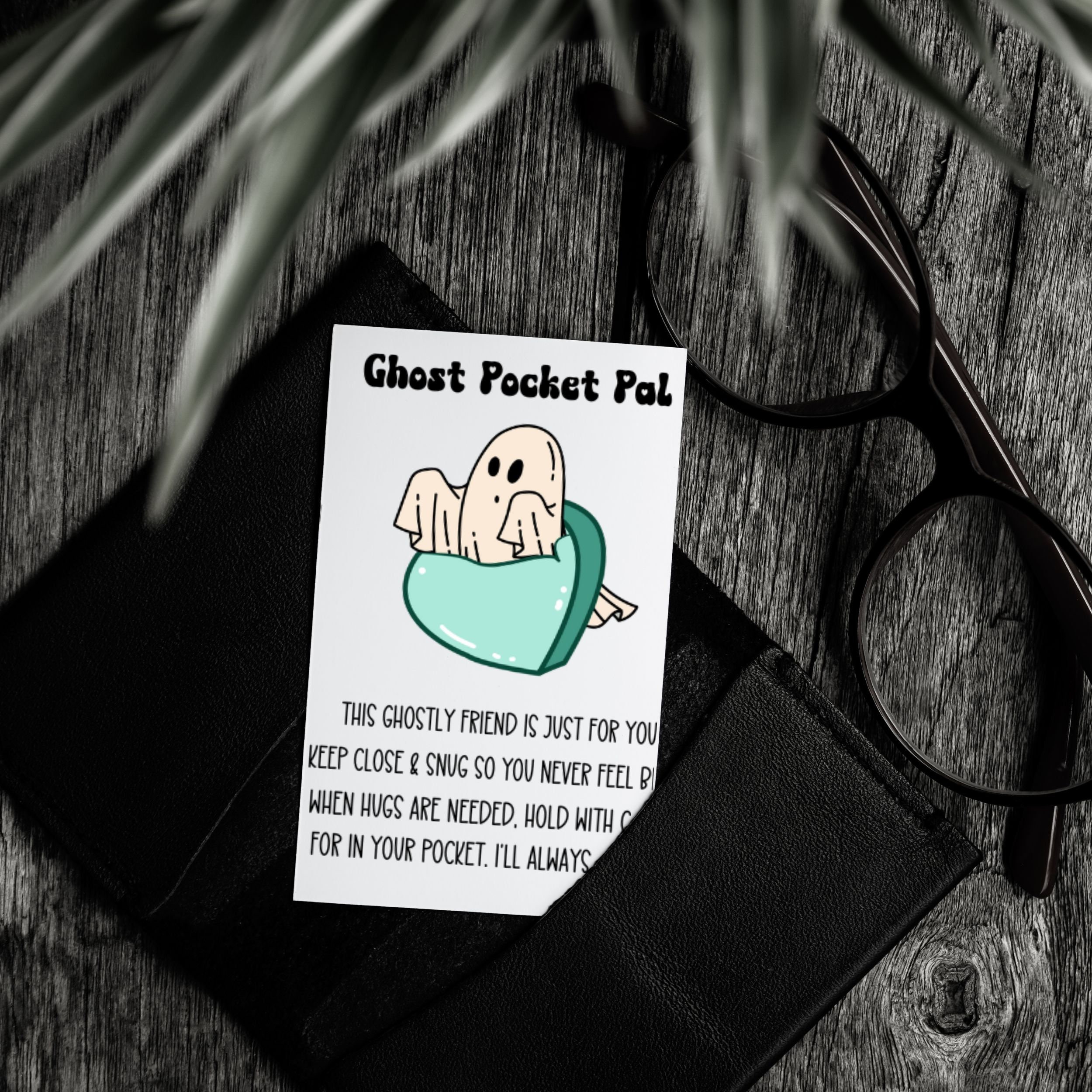 Pocket Hug for Halloween Ghost Pocket Pal Portable Token of - Etsy