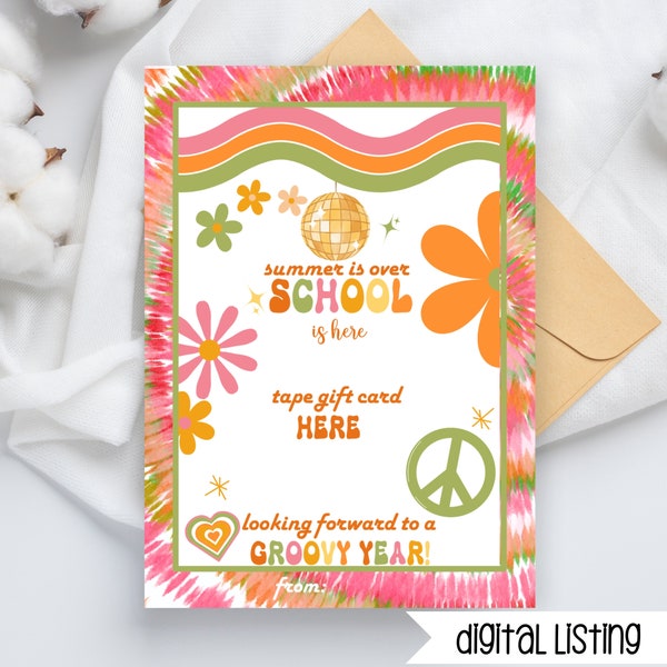 Groovy Teachers Appreciation Week - Etsy