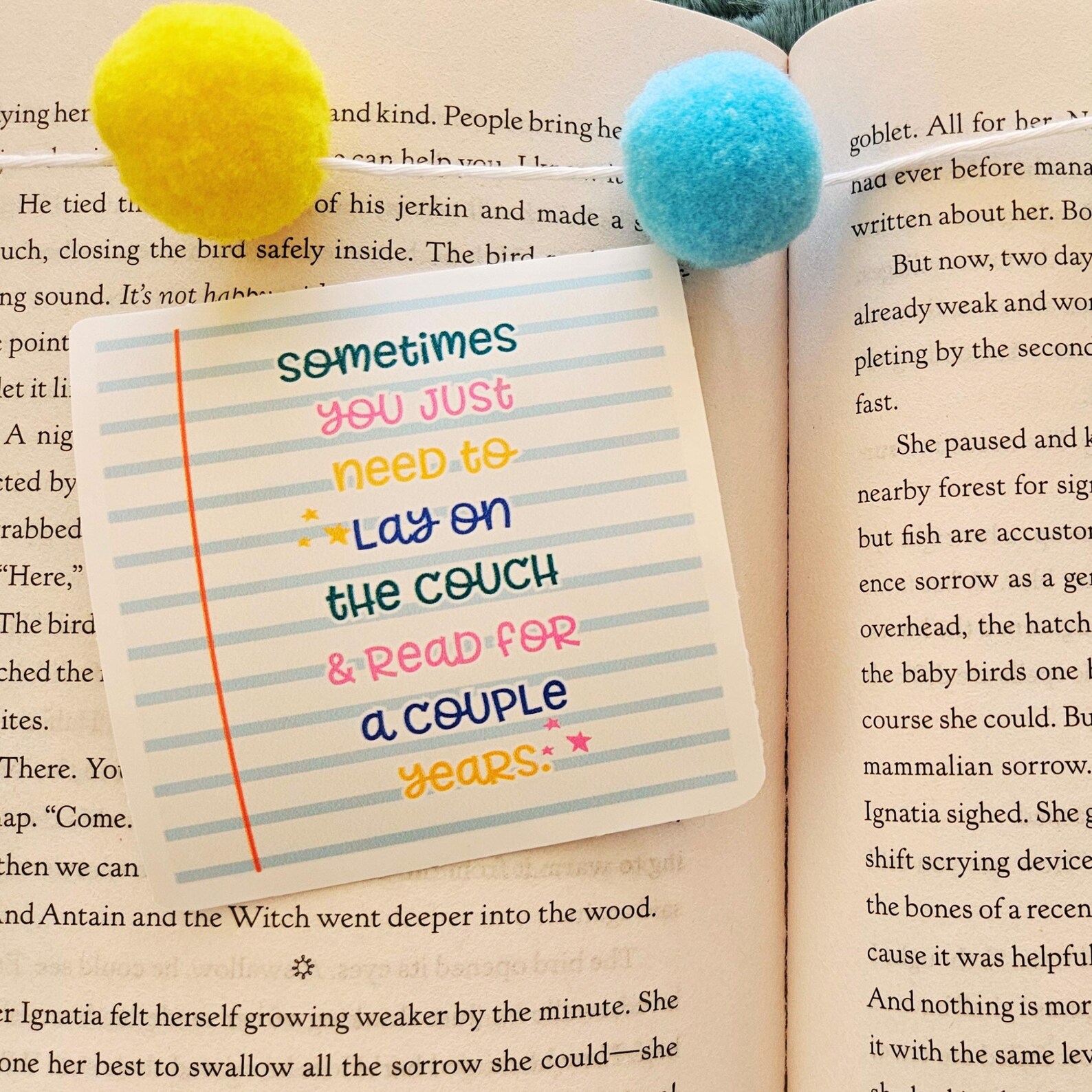 Book Lover Sticker, Bookish Decal for Tablet, School Librarian Gift ...