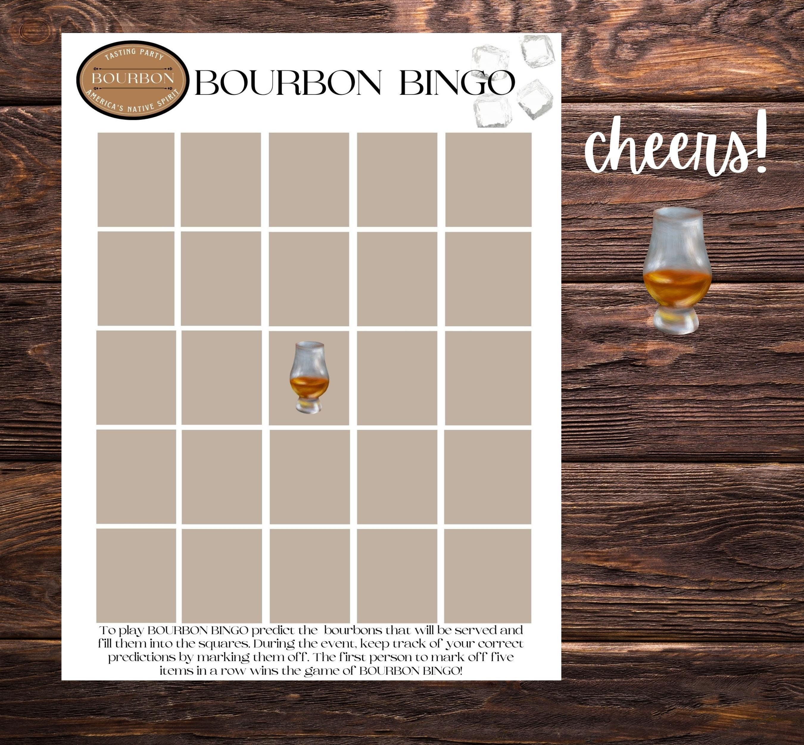Bourbon Tasting Party Games, Whiskey Tasting Challenge, Kentucky ...