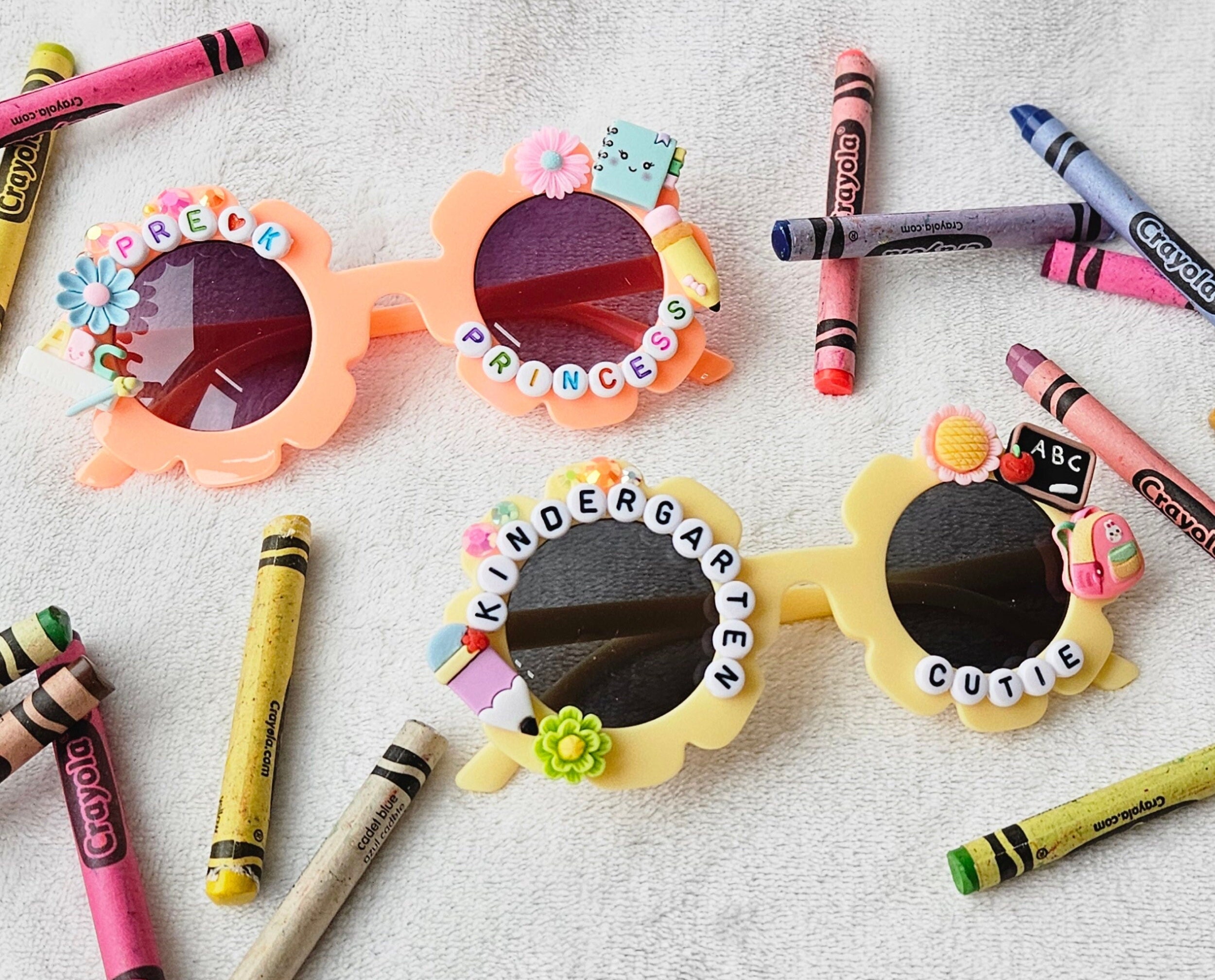 Back to School Sunglasses for Kids, First Day Sunnies, Personalized ...