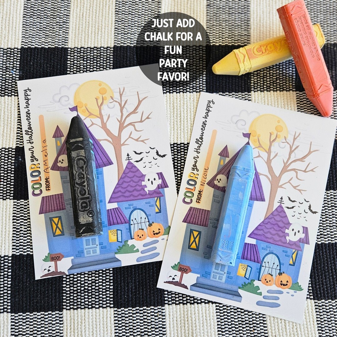 Haunted House Chalk Display, Halloween Party Favor, You've Been Booed ...