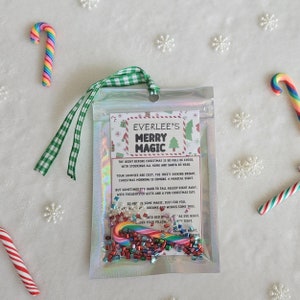 Night Before Christmas Confetti, Personalized Holiday Treat Bag, Ready ...