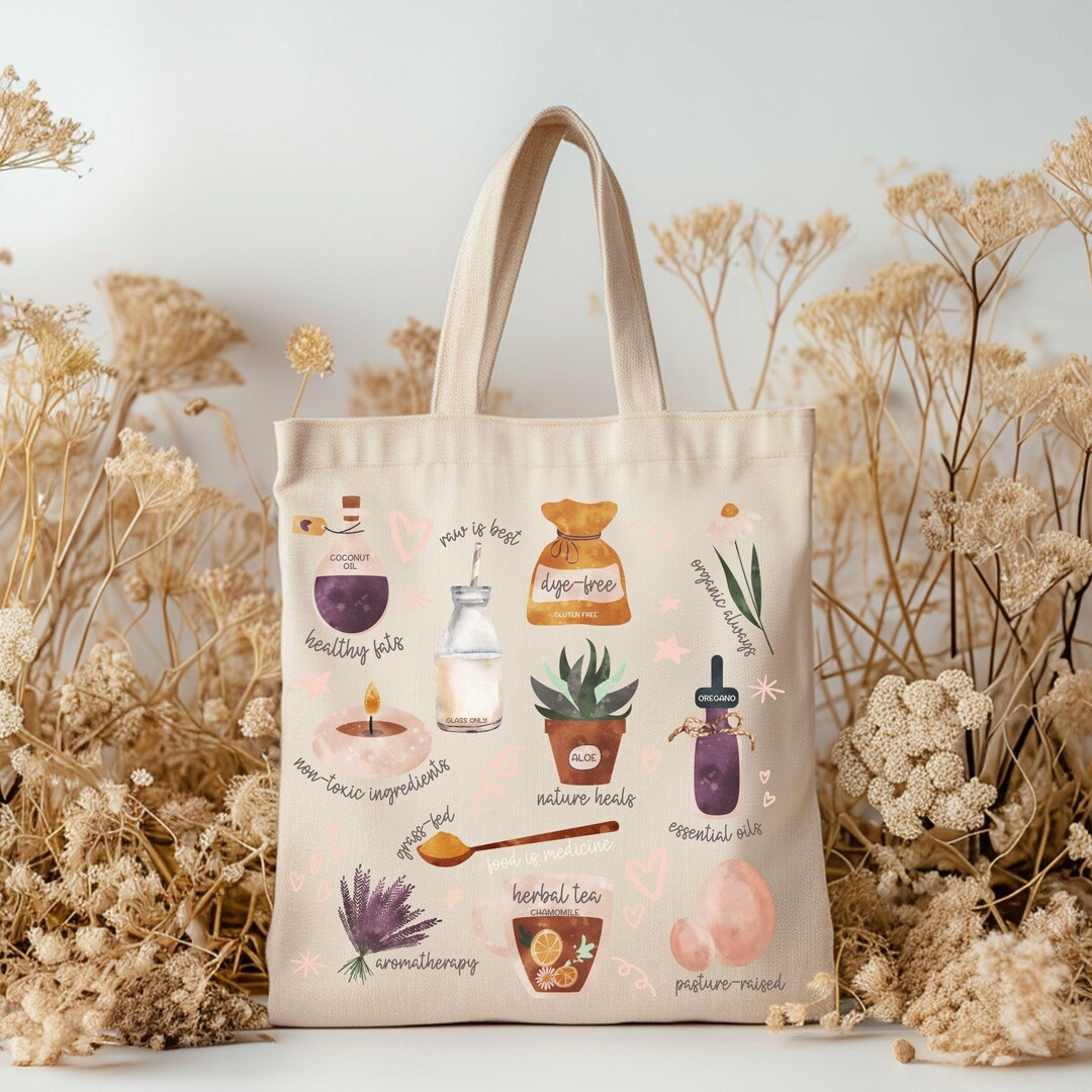 Crunchy Tote Bag, Holistic Wellness Tote, Functional Medicine Doctor ...