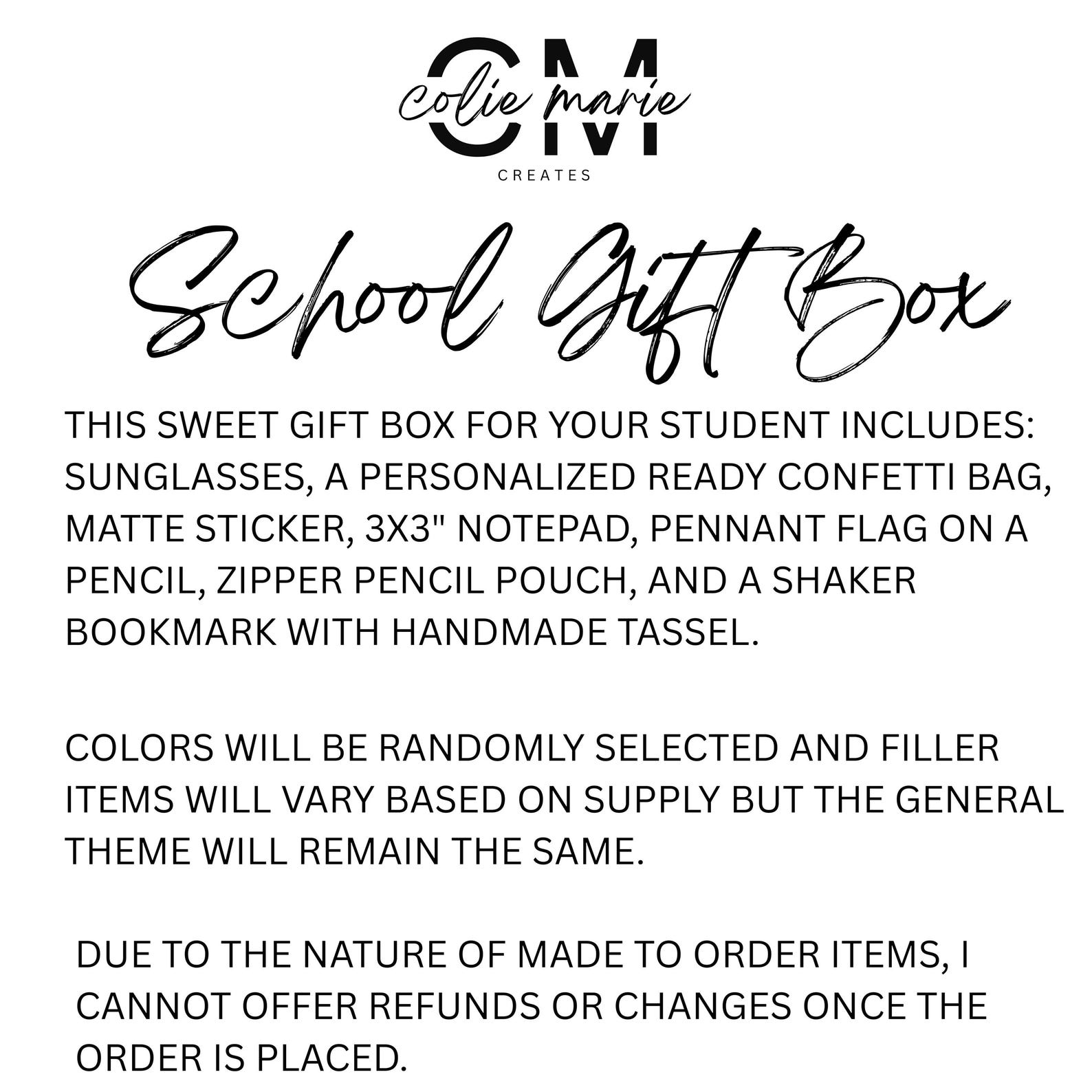 Night Before School Confetti, Personalized Ready Confetti, Jitter ...
