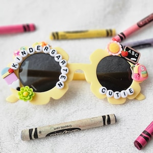 Back to School Sunglasses for Kids, First Day Sunnies, Personalized ...